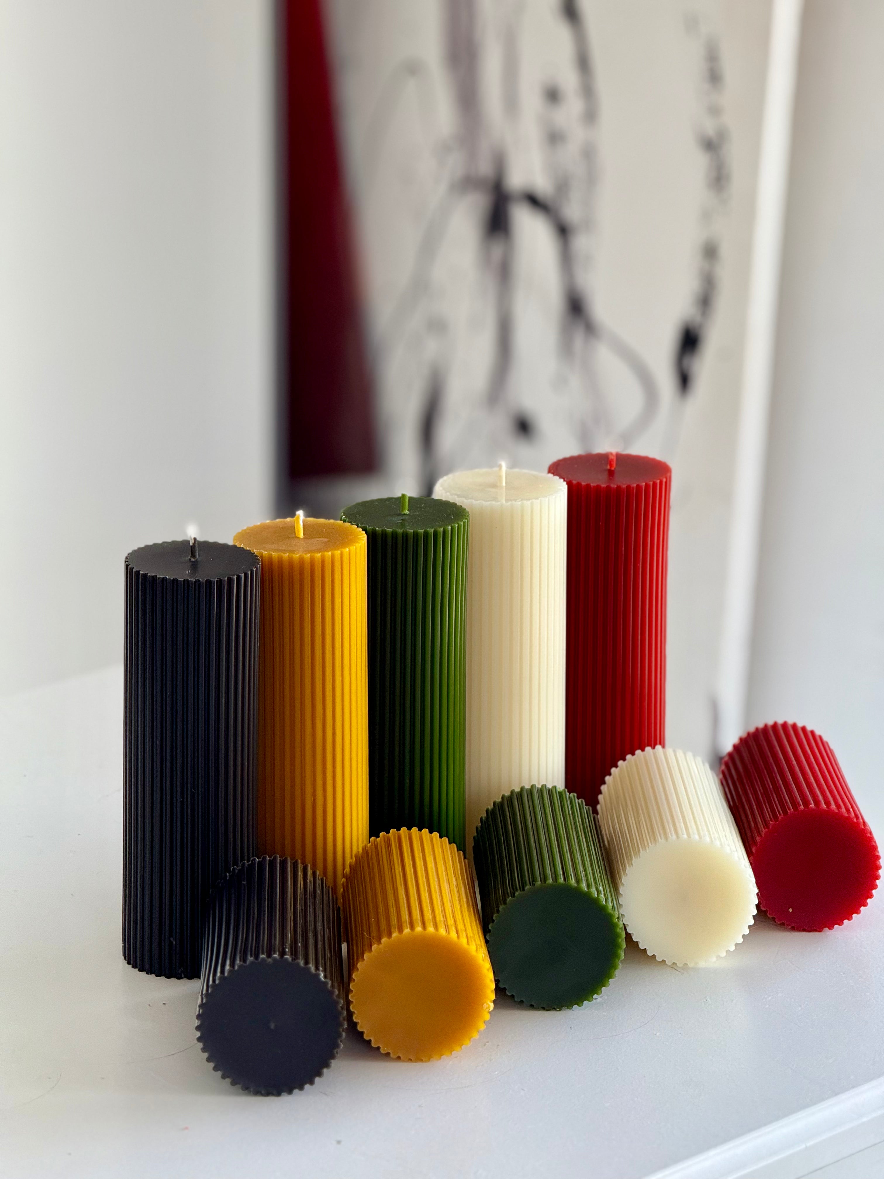 Classic Beeswax Candle. Capital Candles