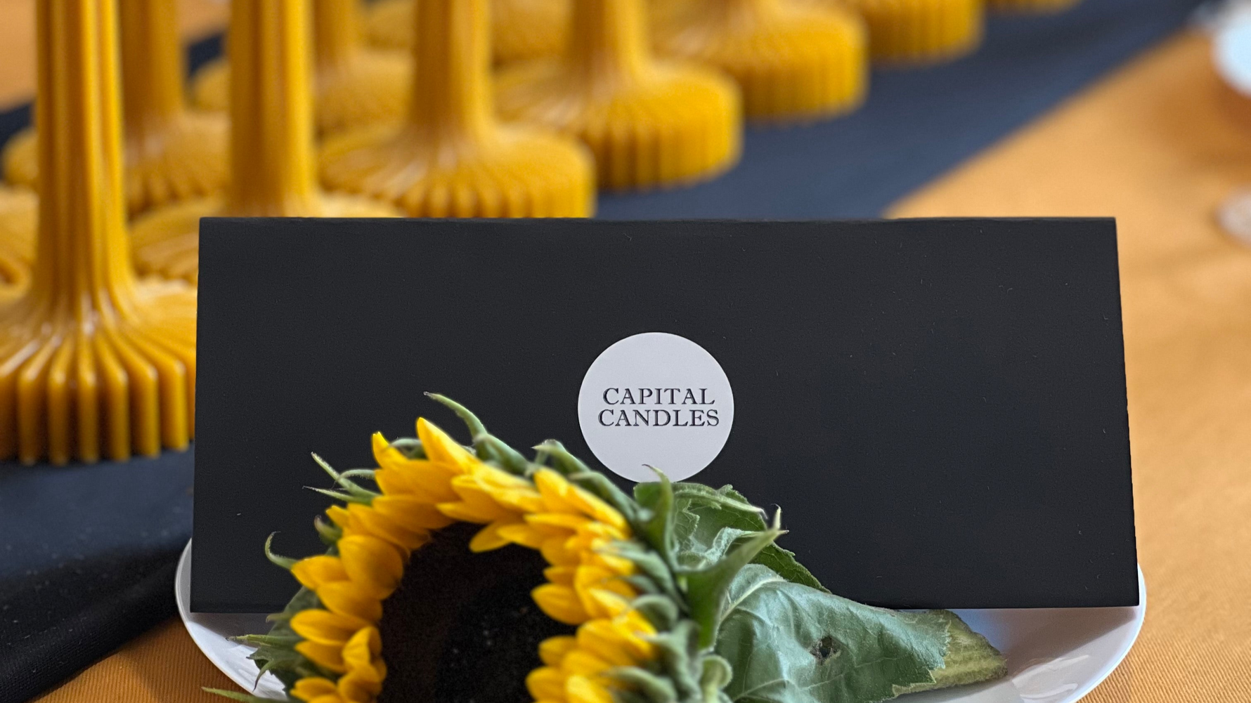 Capital Candles. Premium Beeswax Candles